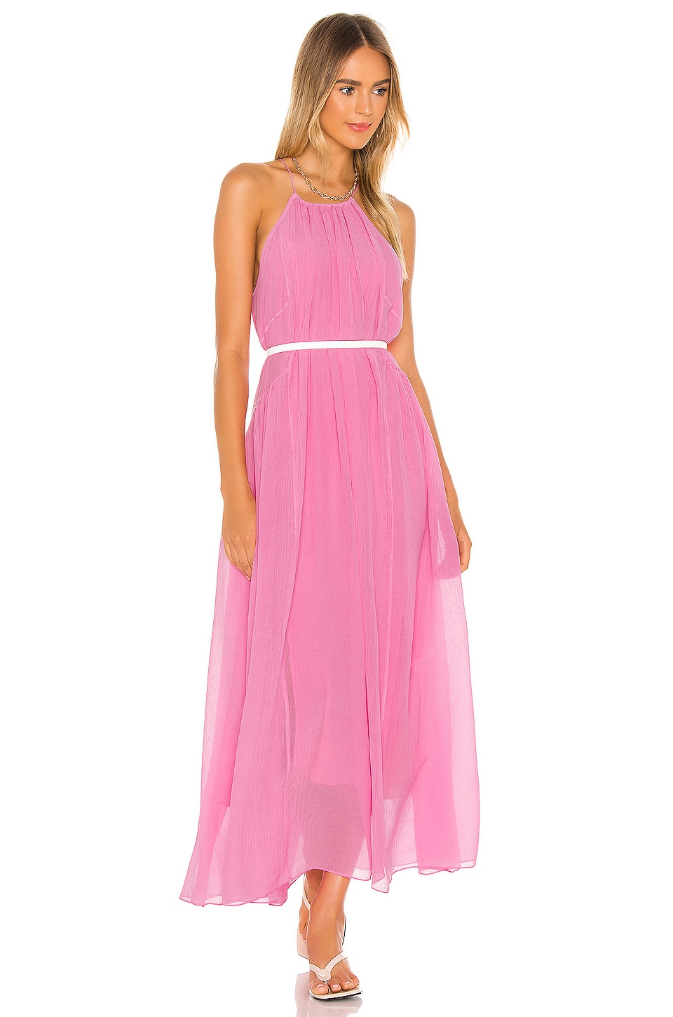 Rag & Bone ROBE MELODY en Neon Pink | REVOLVE