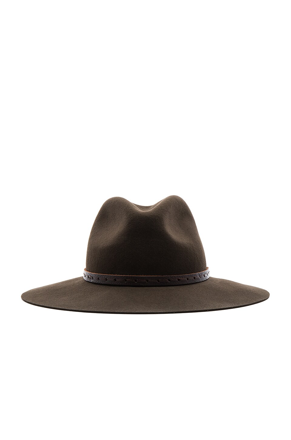 Rag & Bone Wide Brim Fedora in Brown | REVOLVE