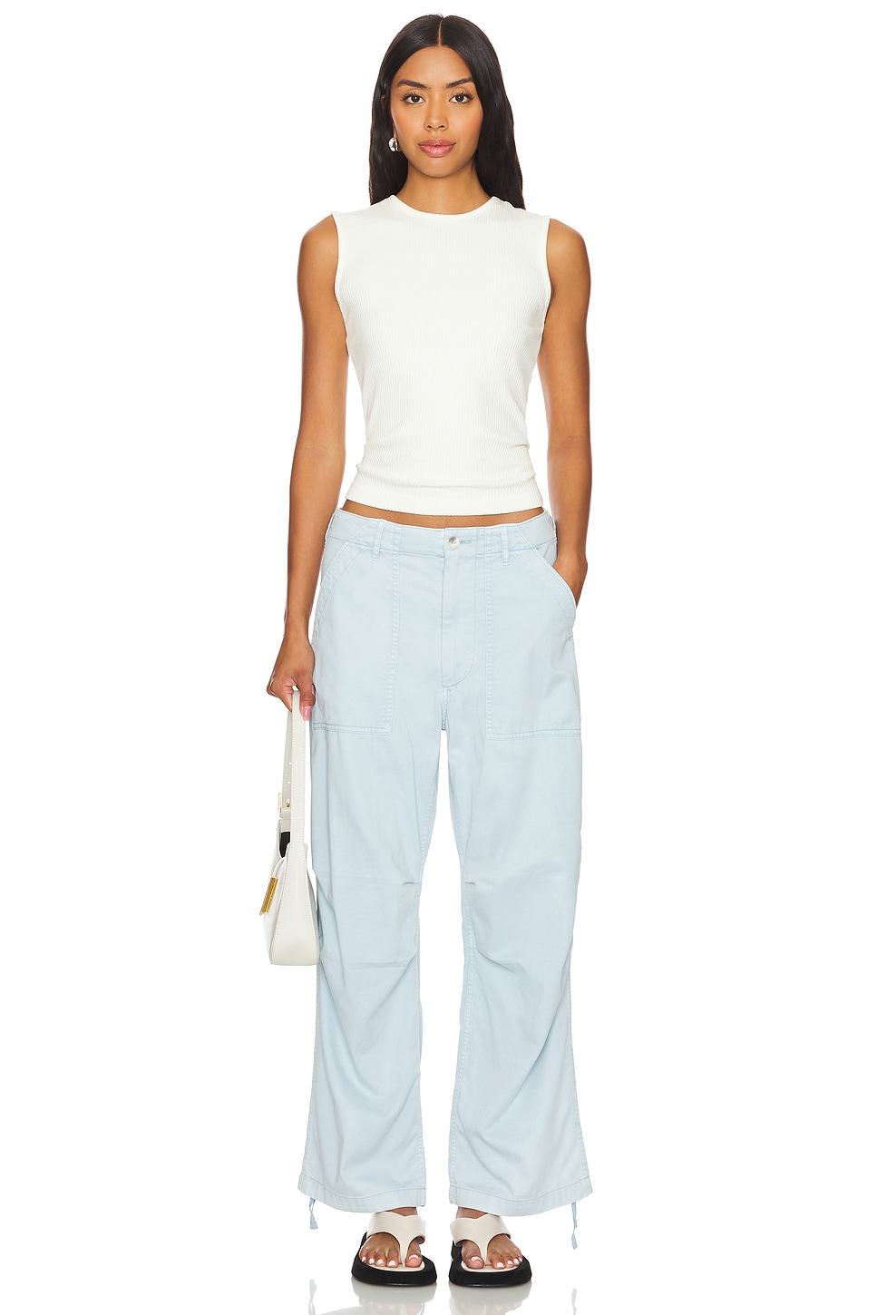 Rag & Bone Savannah Pant in Light Blue | REVOLVE