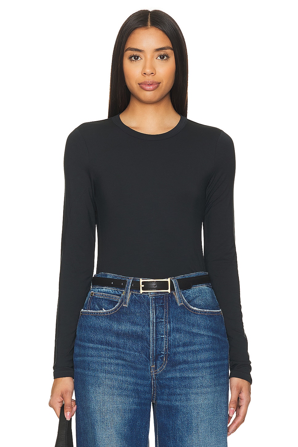 Rag & Bone Luca Slim Tee in Black | REVOLVE
