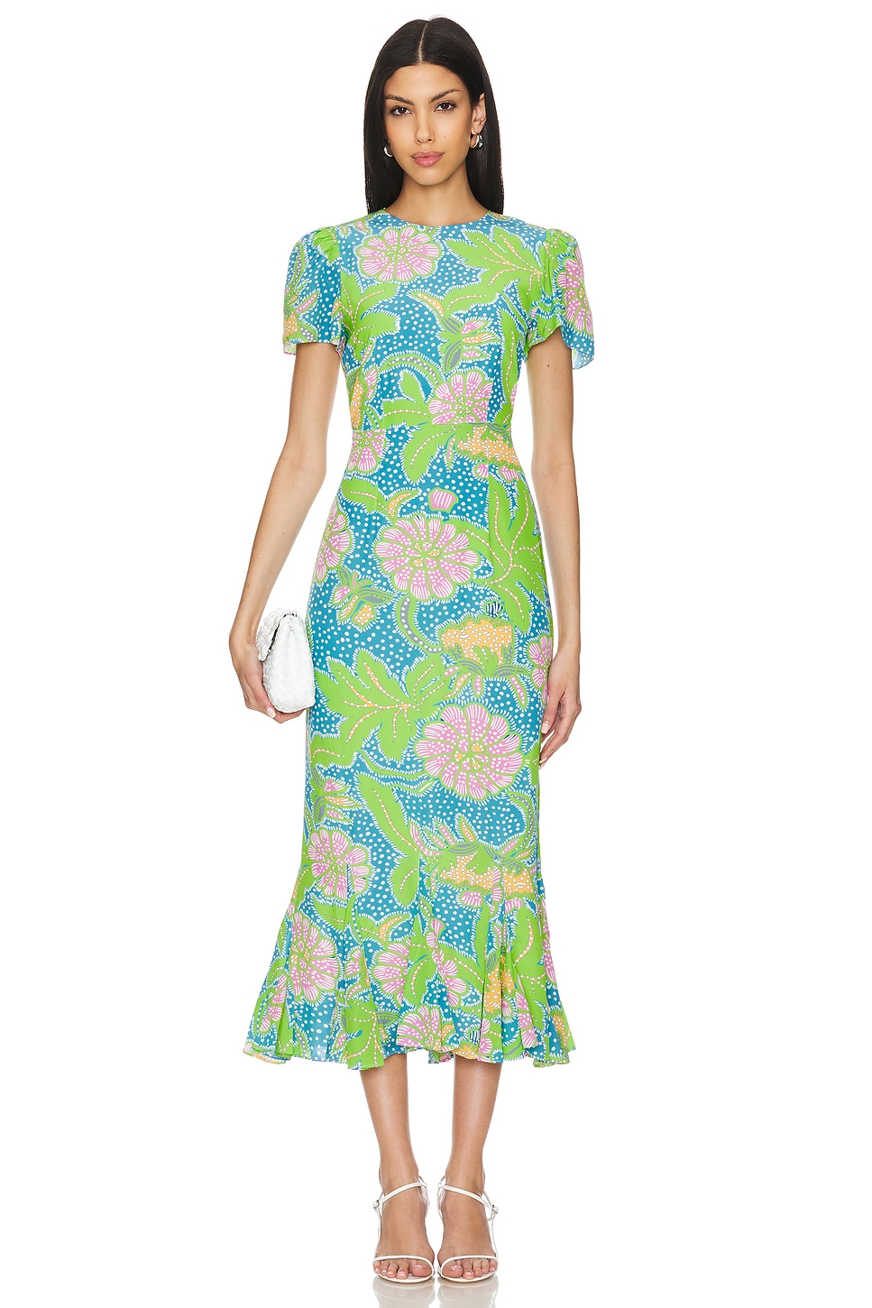 Rhode Lulani Dress in Blue Psychedelic Flower | REVOLVE
