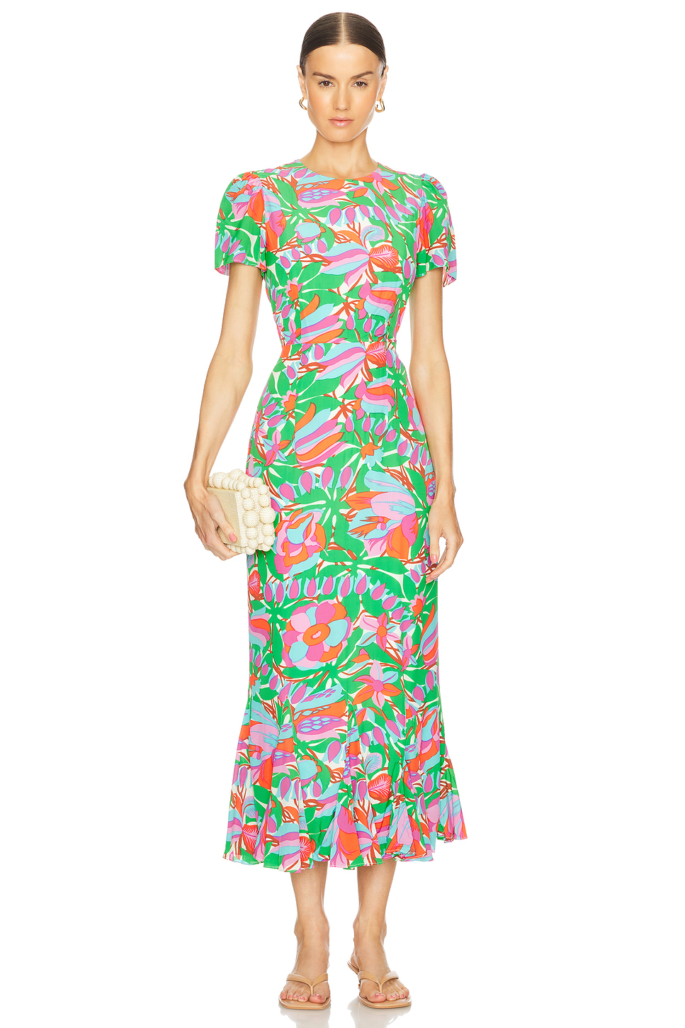 Rhode Lulani Dress in White Fleur Tropicale | REVOLVE