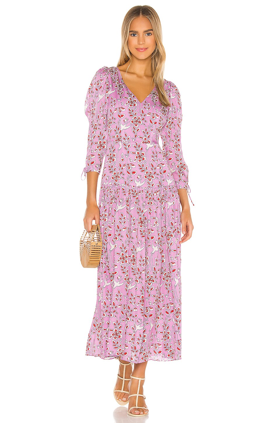 Rhode Shelly Dress in Pink Eden | REVOLVE