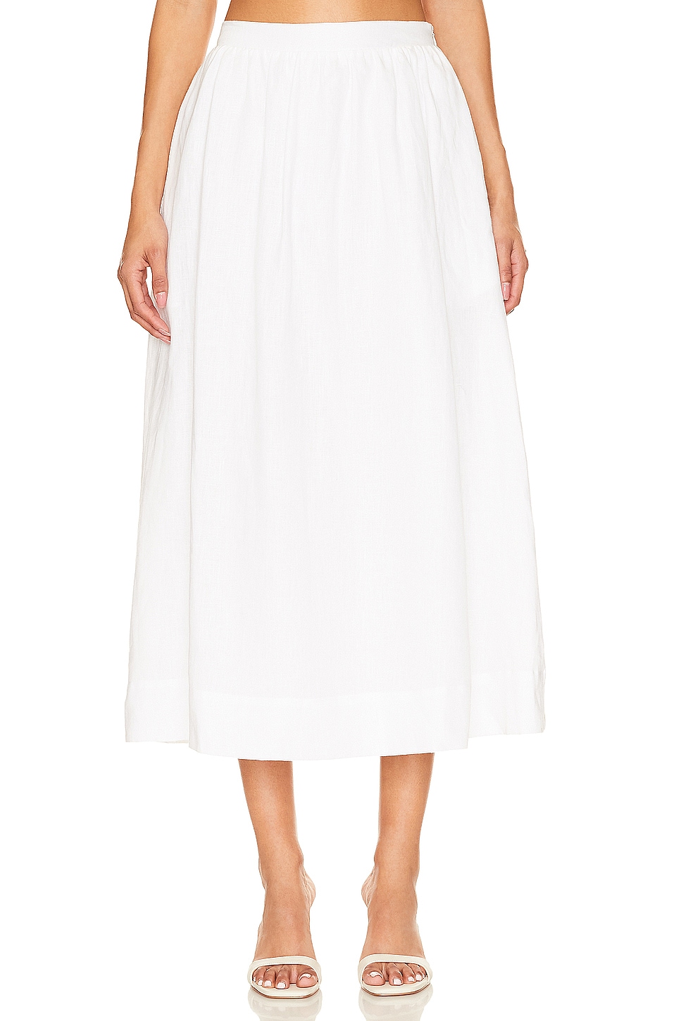 Rhode Aaron Skirt in White | REVOLVE