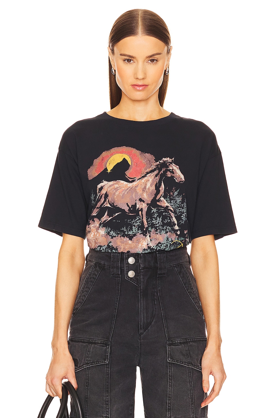Rhude Santo Tee in Vintage Black | REVOLVE