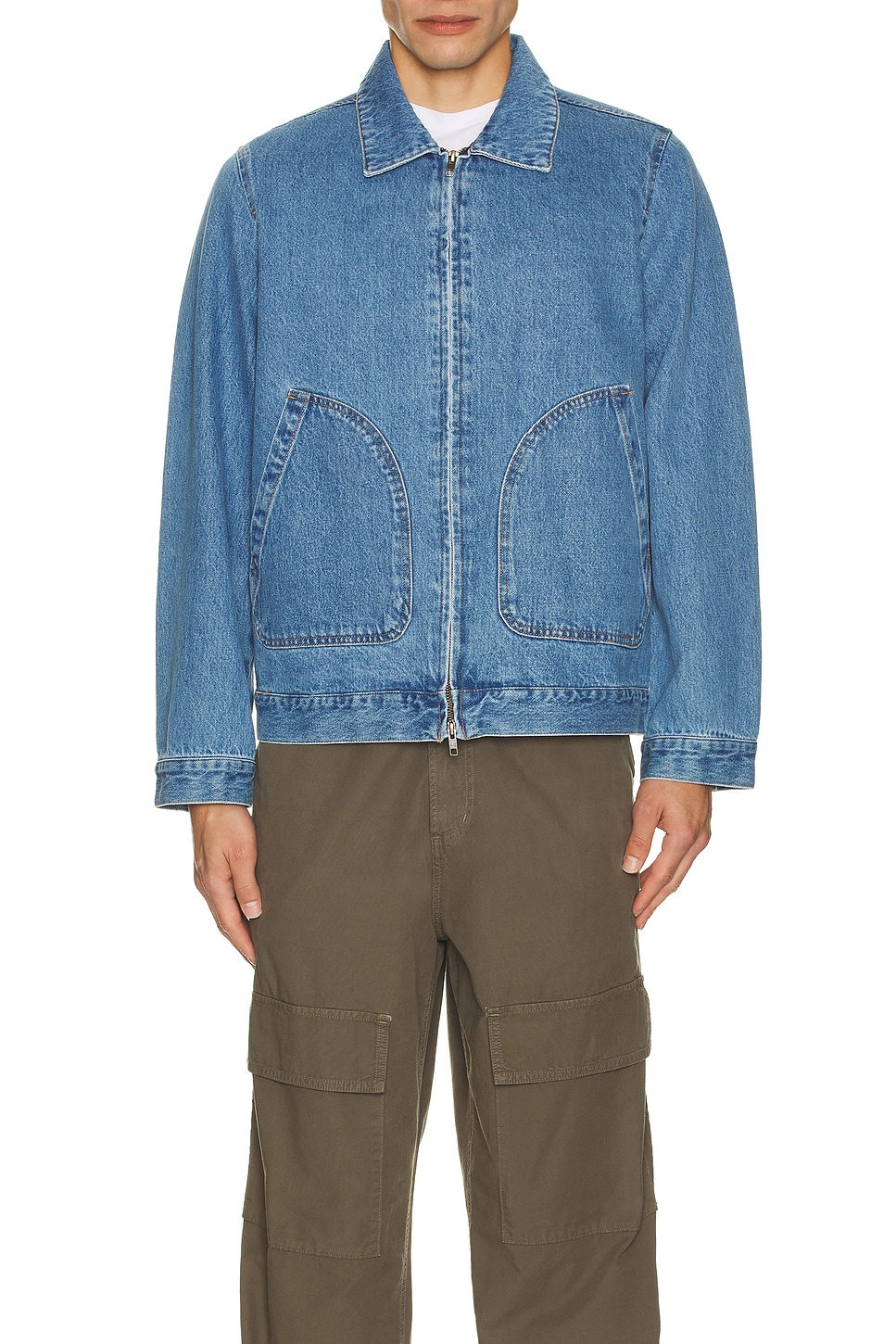 Rhythm Denim Utility Jacket in Blue | REVOLVE