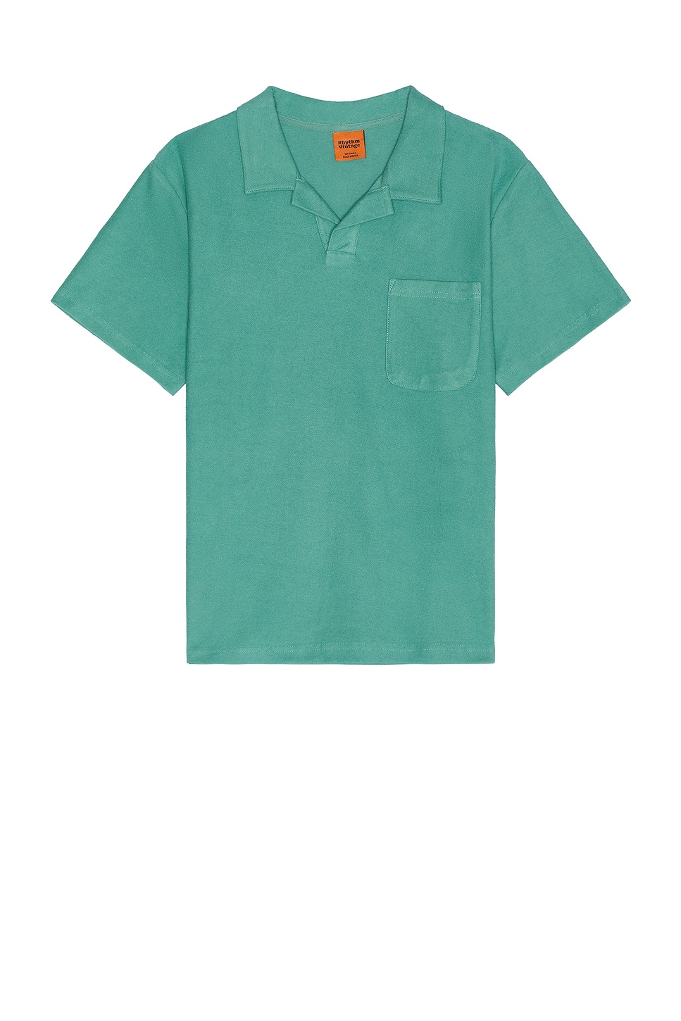 Rhythm Vintage Terry Polo in Teal | REVOLVE