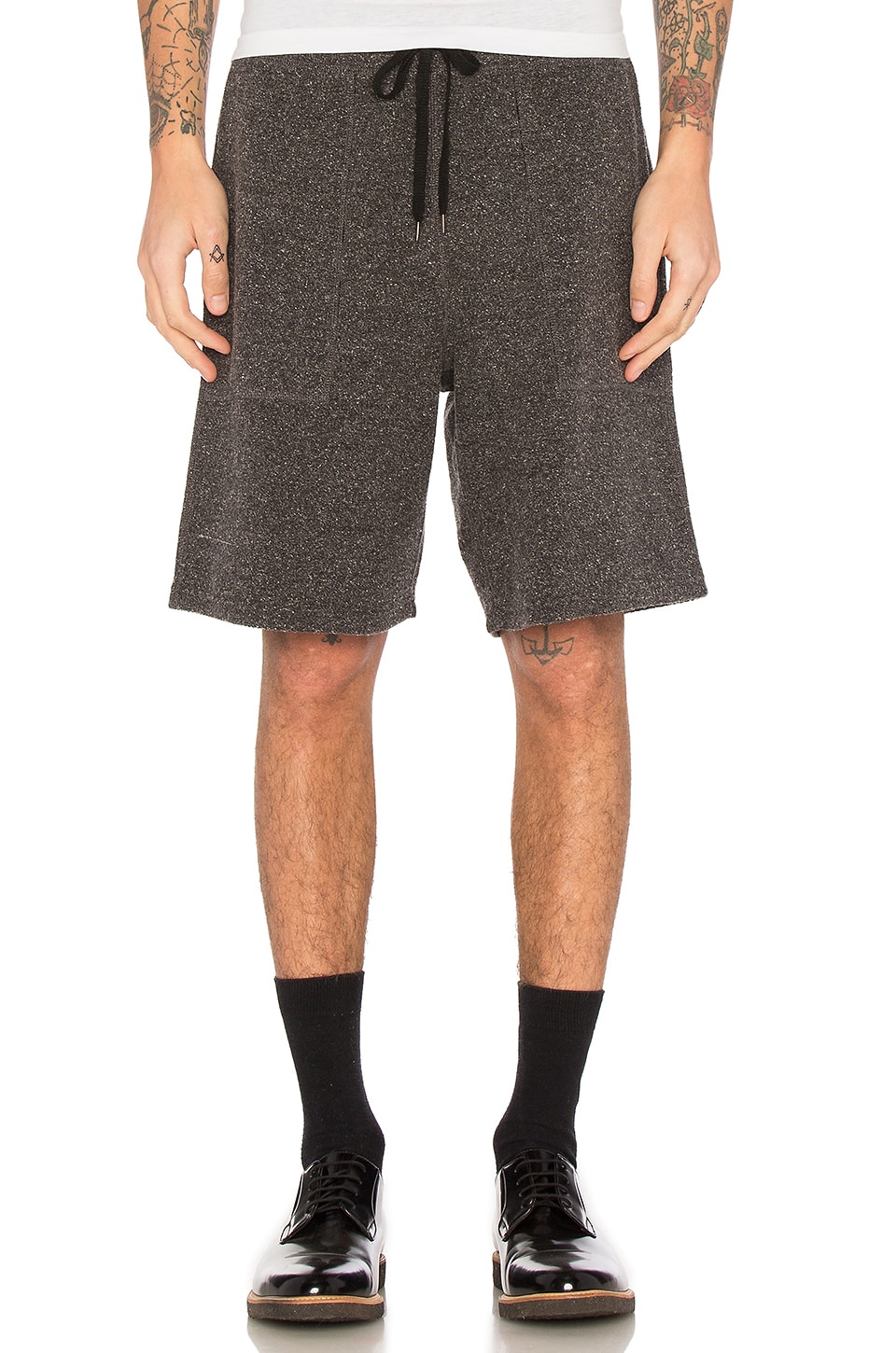Robert Geller Richard Shorts in Black | REVOLVE