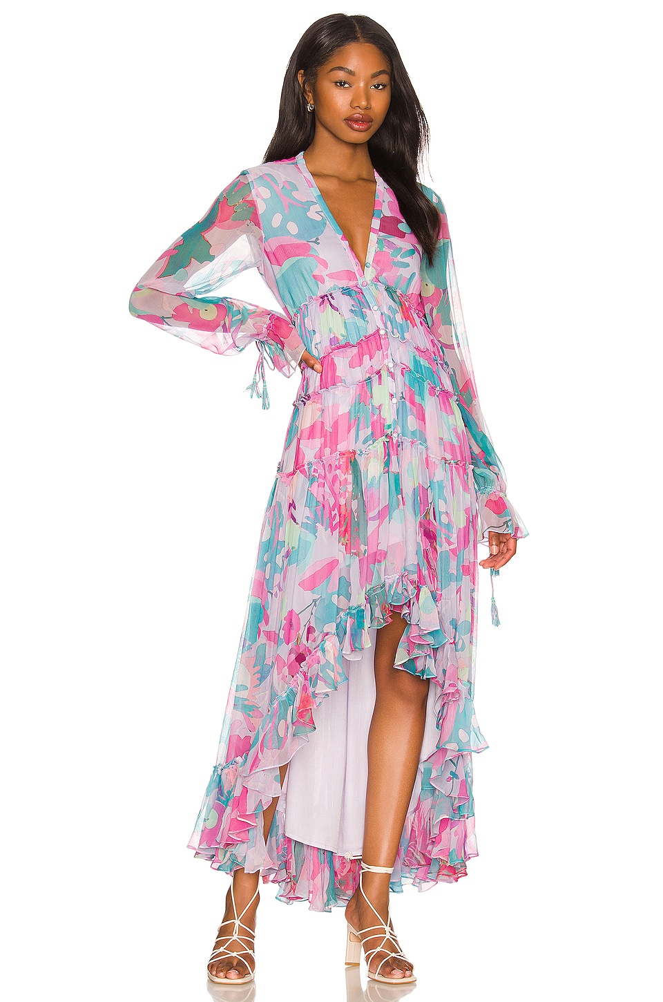 ROCOCO SAND High Low Long Dress in Lilac | REVOLVE