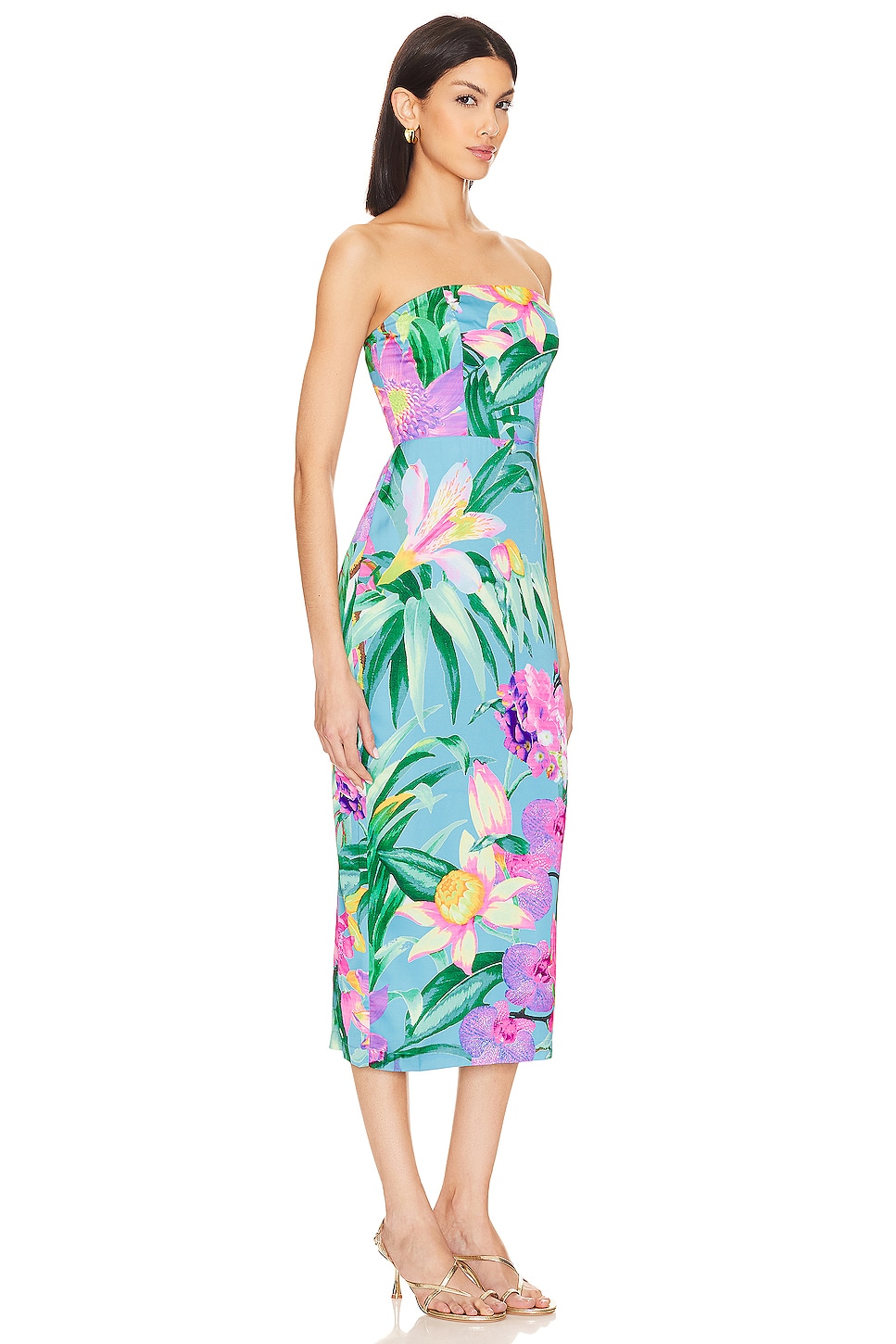 ROCOCO SAND x REVOLVE Ocean Midi Dress in Turquoise | REVOLVE