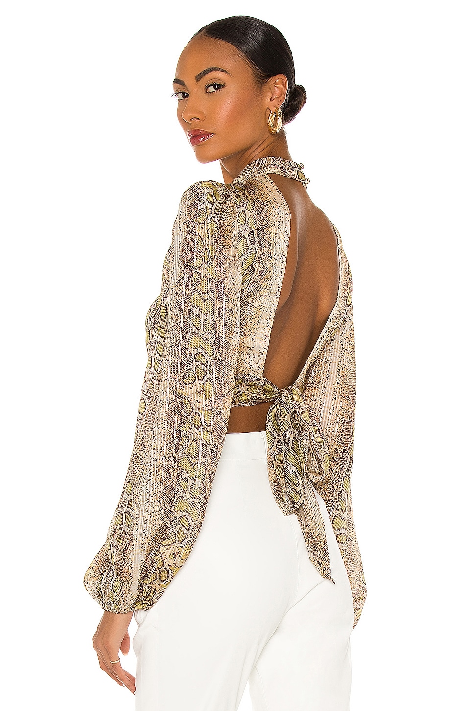 ROCOCO SAND Rhea Top in Snake Multi | REVOLVE