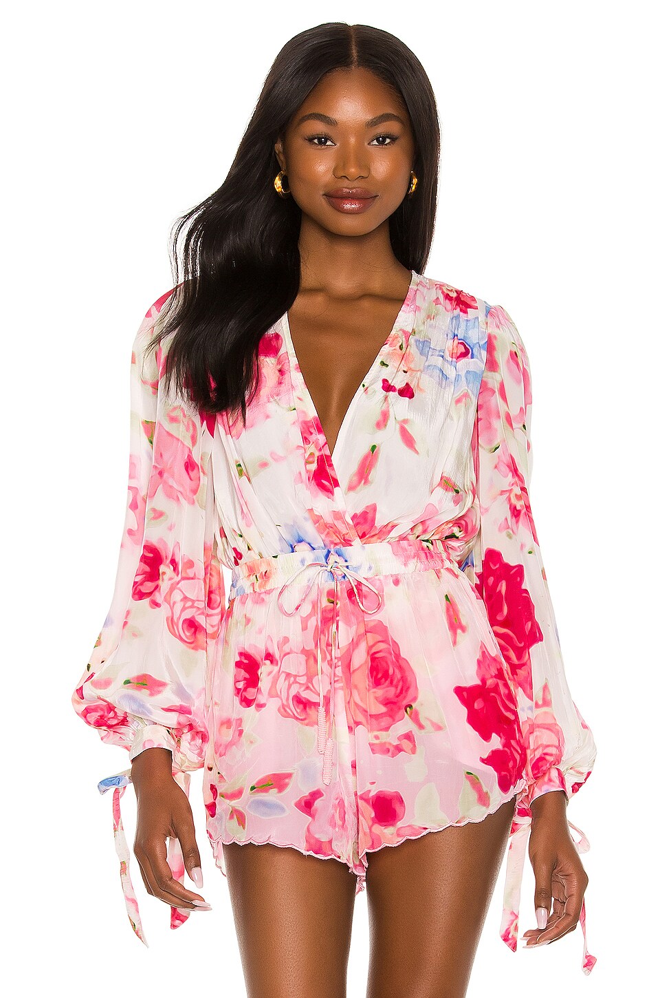 ROCOCO SAND X REVOLVE Alora Bodysuit in Pink Multi | REVOLVE