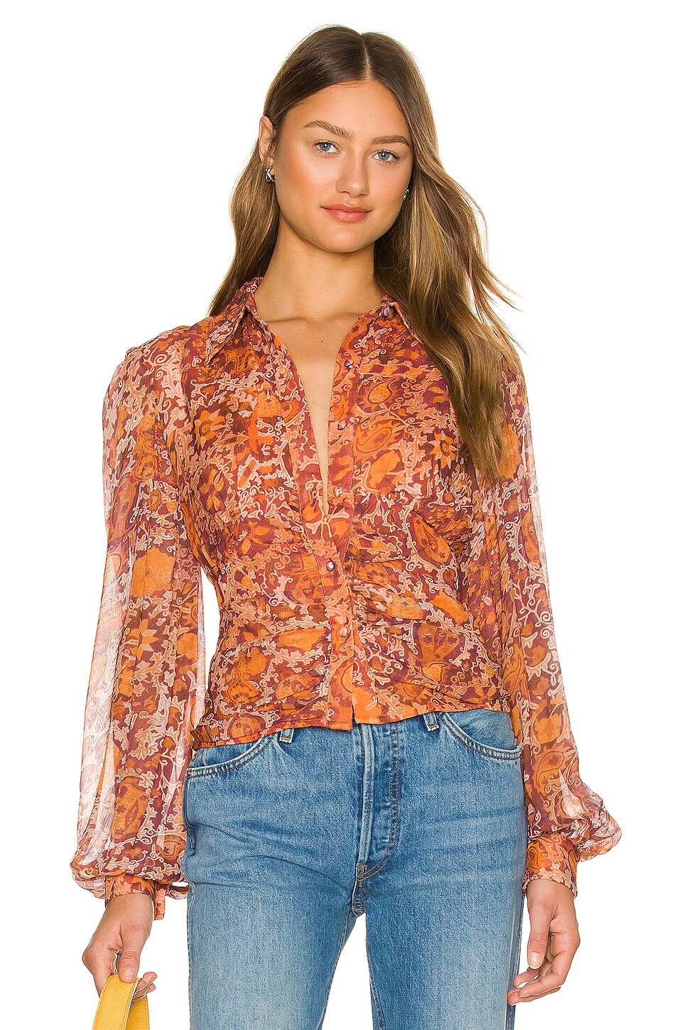ROCOCO SAND Lar Shirt in Bronze | REVOLVE