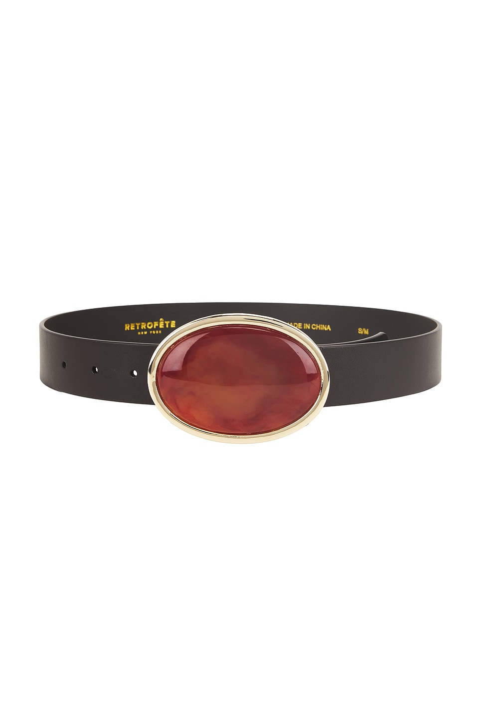 retrofete Dagmar High Waisted Belt in Garnet & Brown | REVOLVE