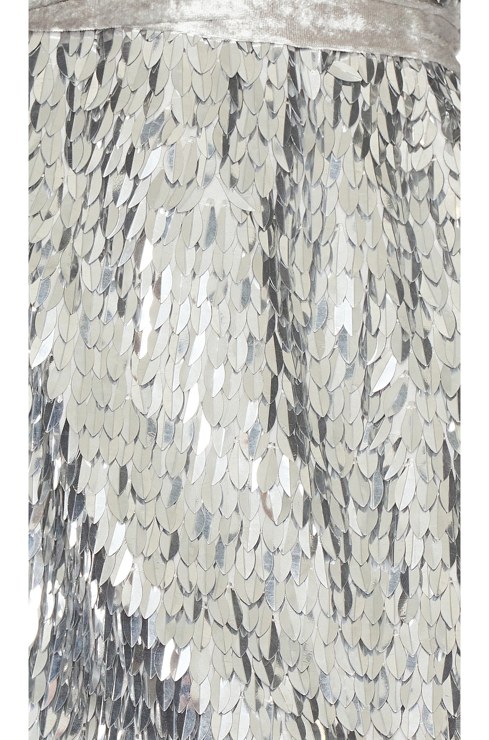retrofete Gabrielle Robe in Silver Feather Sequin | REVOLVE
