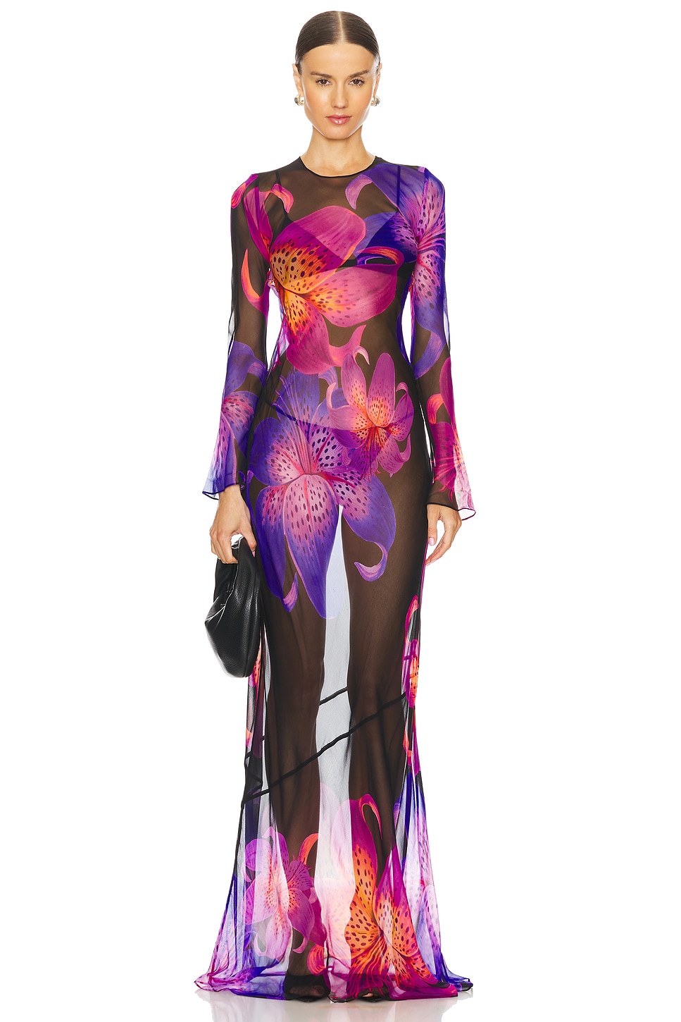 retrofete Vienna Silk Dress in Hibiscus | REVOLVE