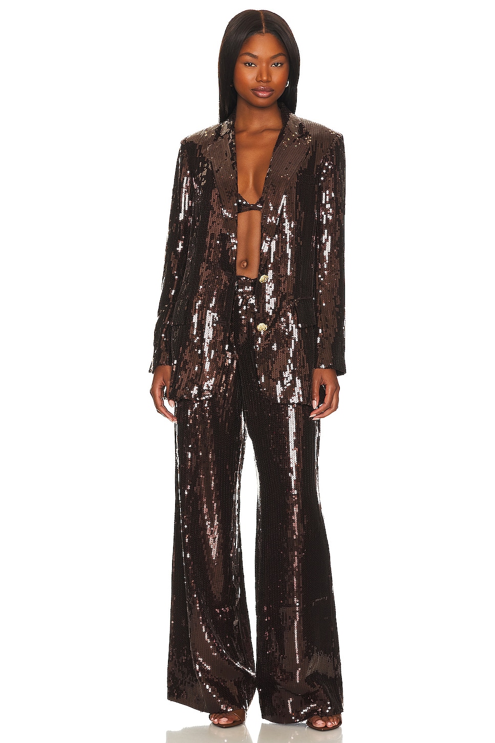 retrofete Libra Bralette in Dark Chocolate | REVOLVE