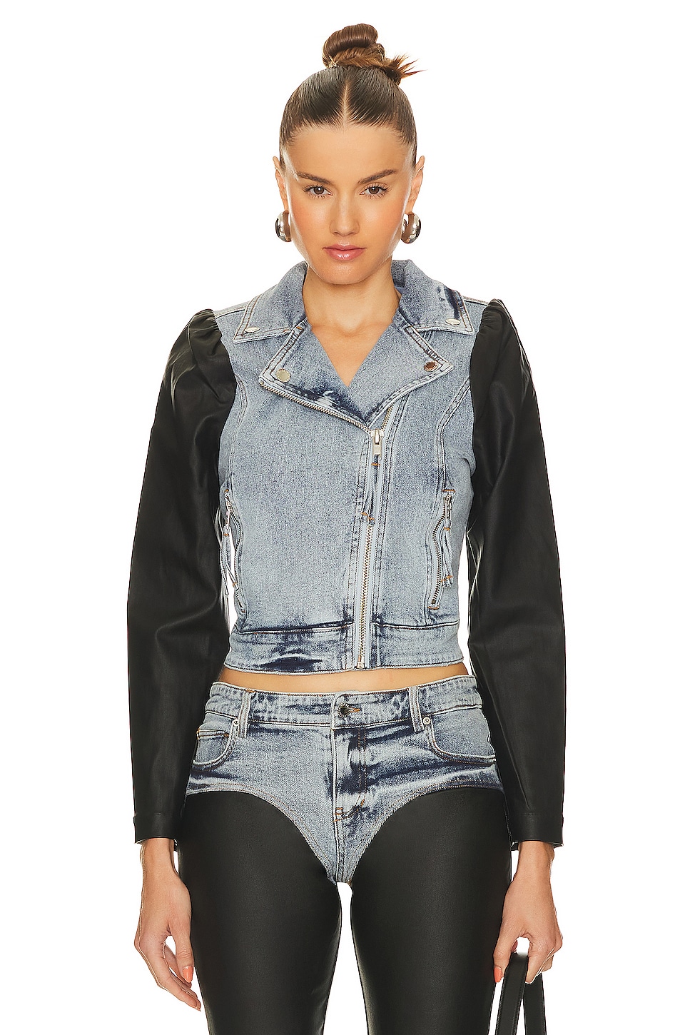 retrofete Lo Jacket in Alani Coated Black | REVOLVE