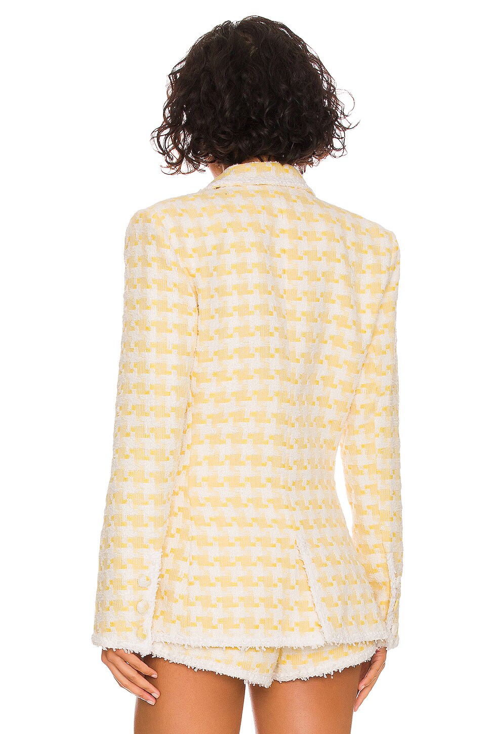 retrofete Dillon Blazer in Yellow & White | REVOLVE