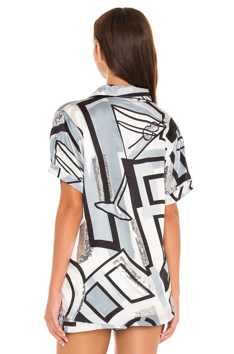 retrofete Greda Shirt in Black White Graffiti | REVOLVE