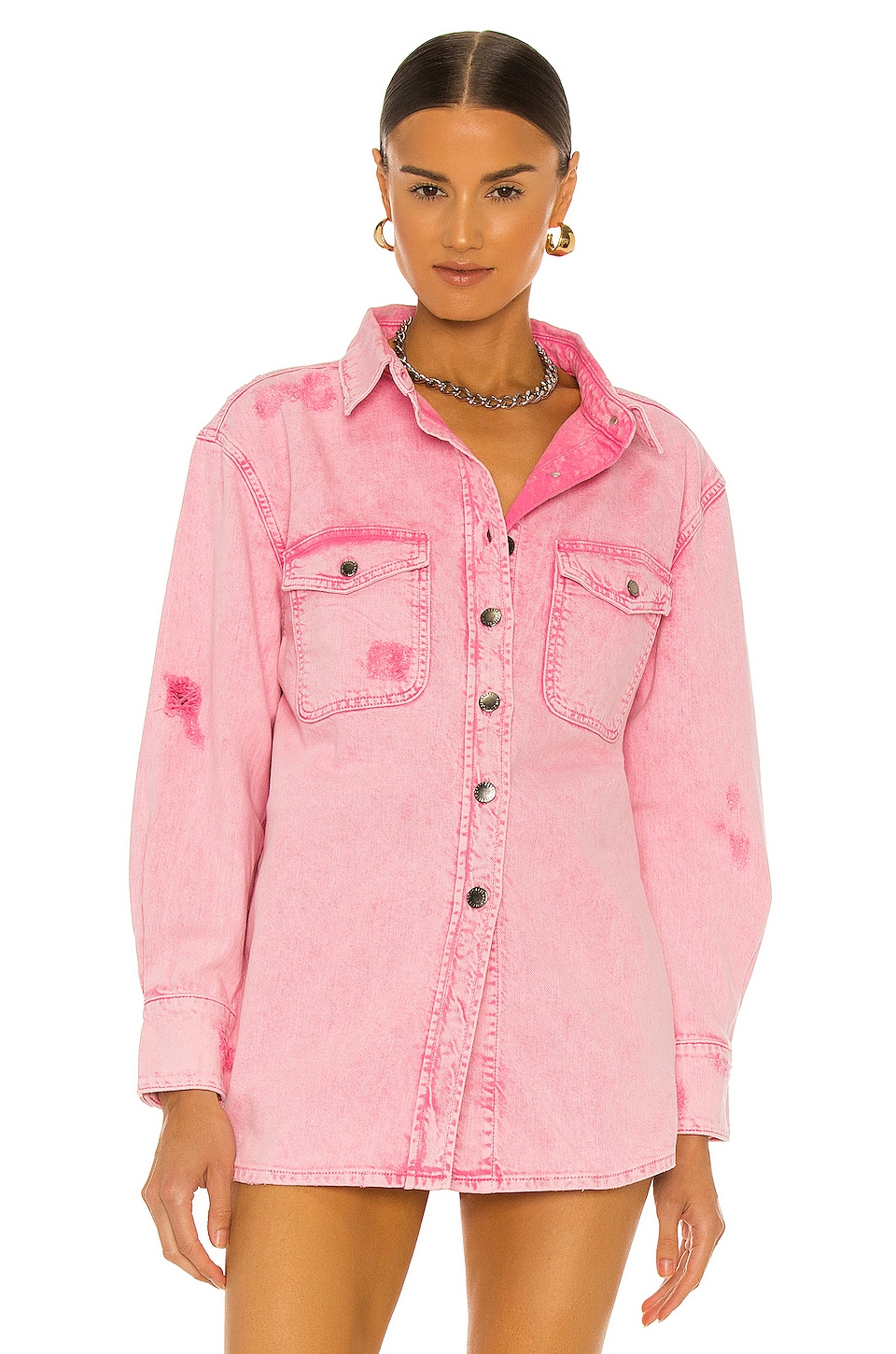retrofete Doreen Shirt in Vintage Pink | REVOLVE