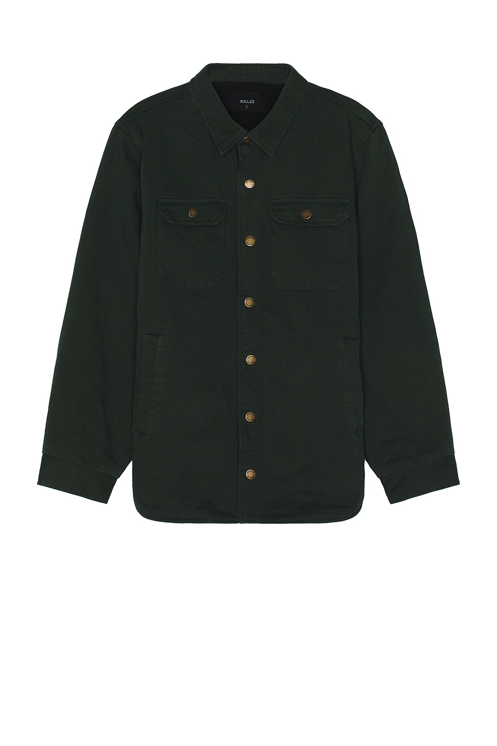 ROLLA'S Men At Work Drill Shacket in Deep Green | REVOLVE