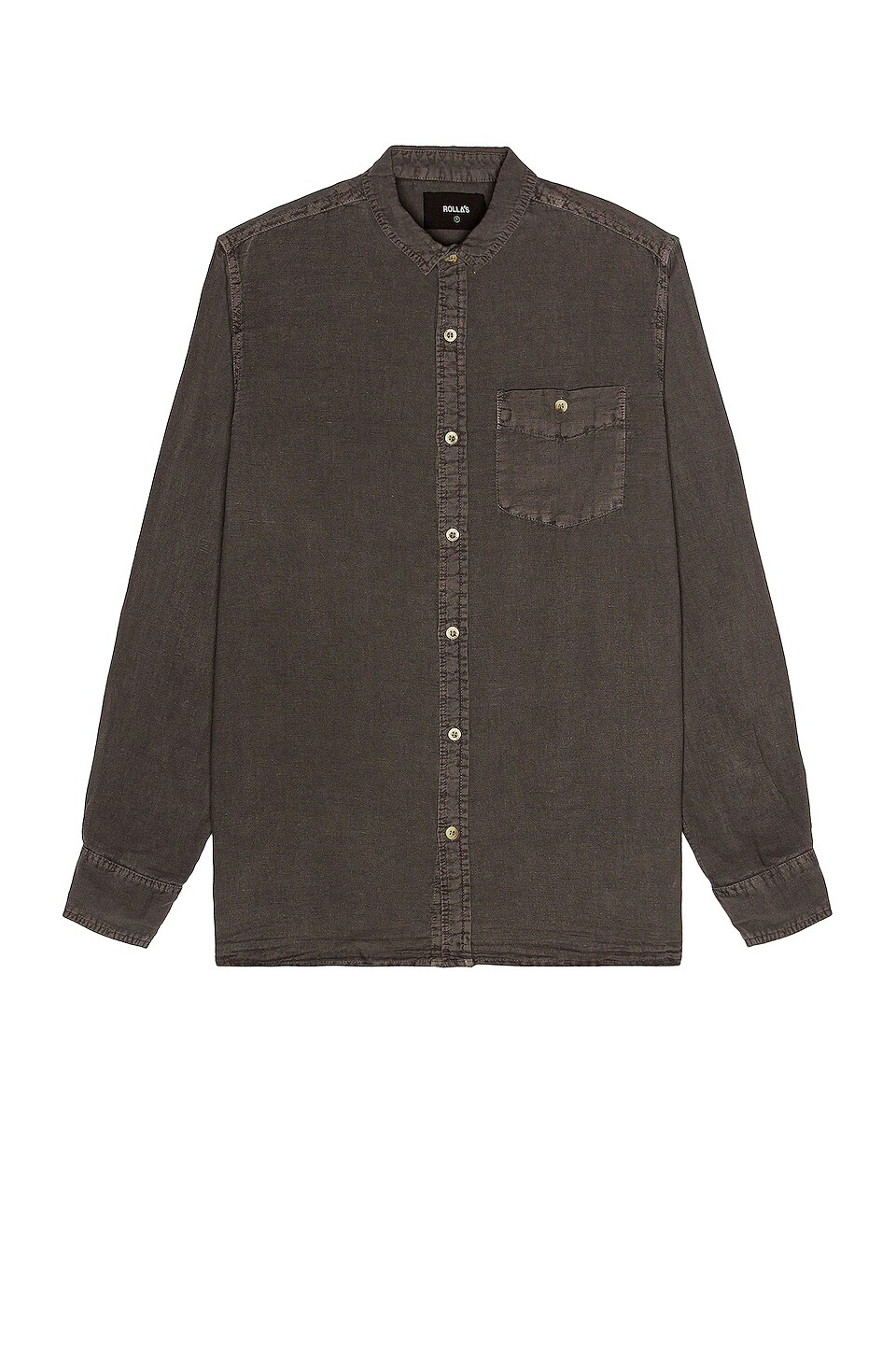 ROLLA'S Men At Work Hemp Shirt in Washed Black | REVOLVE