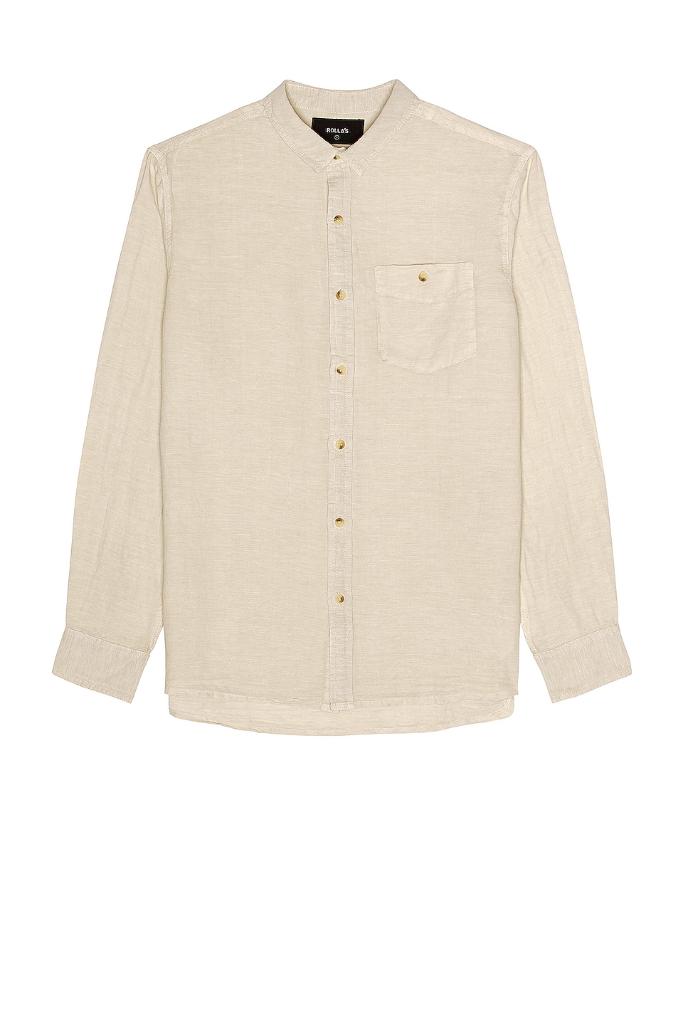 ROLLA'S Men At Work Hemp Shirt in White | REVOLVE