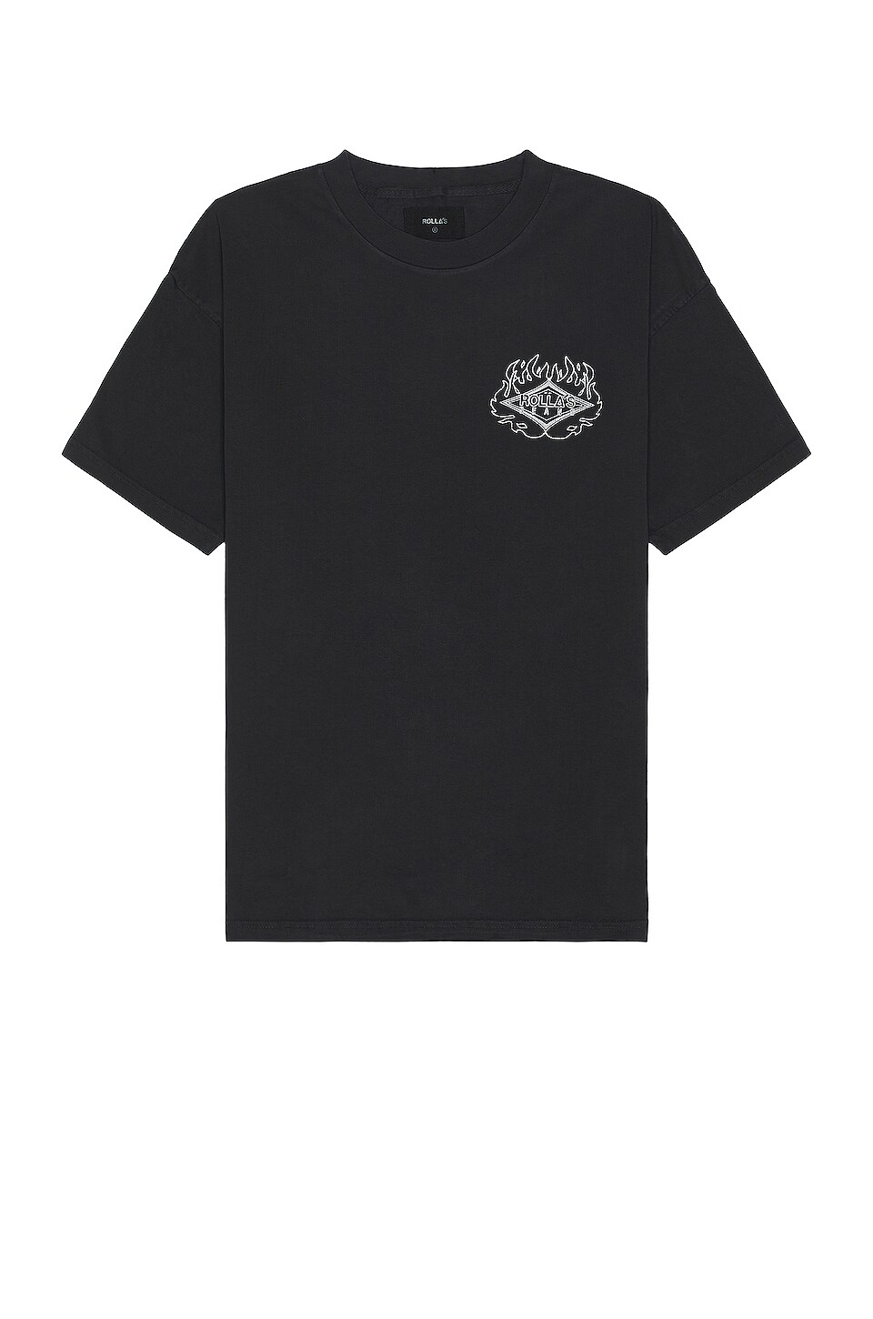 ROLLA'S Heavy Fire Diamond Tee in Black | REVOLVE