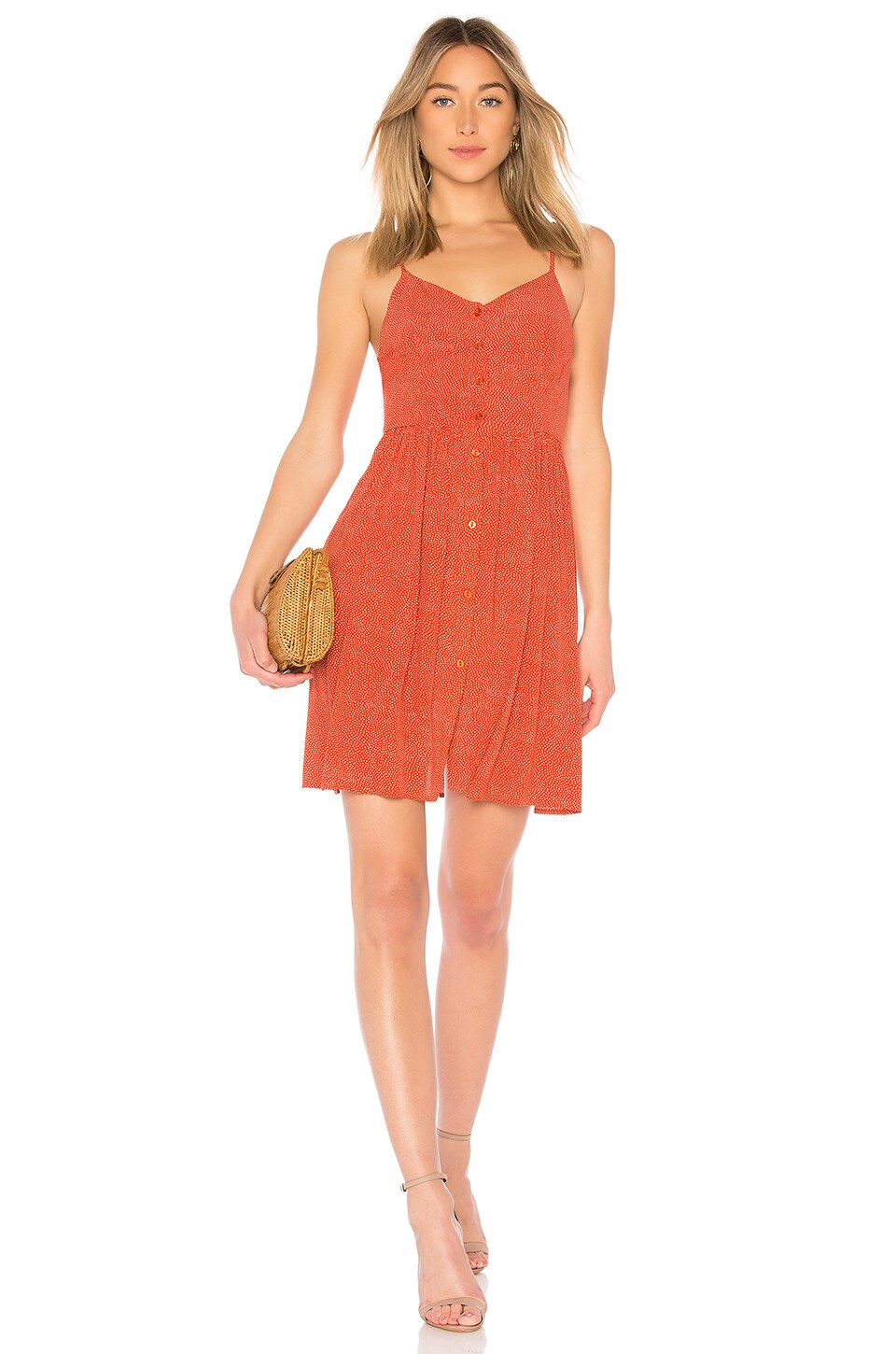 ROLLA'S Asta Dress in Red Mini Spot | REVOLVE