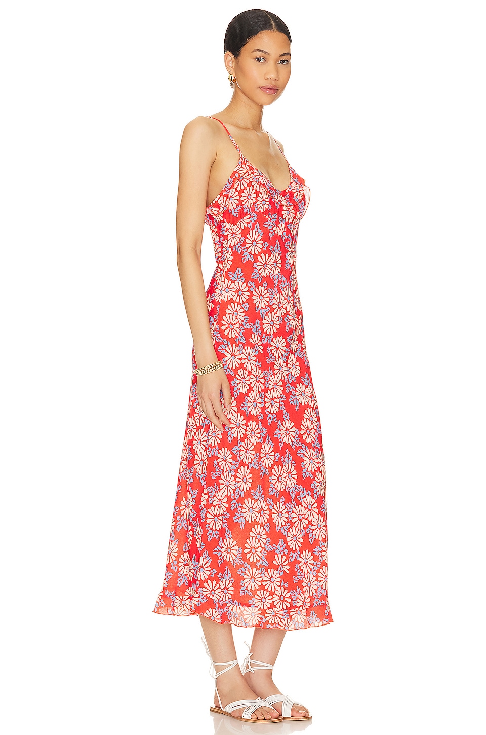 ROLLA'S X Revolve Shelley Rambling Midi Dress in Blood Orange | REVOLVE