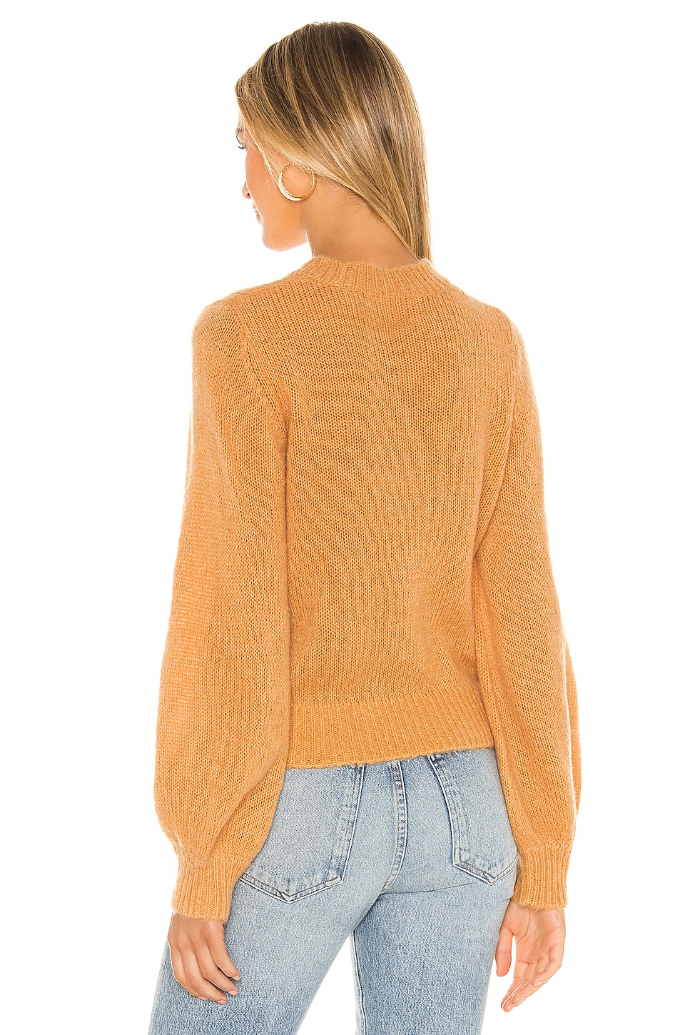 ROLLA'S Fluffy Gigi Sweater in Gold | REVOLVE