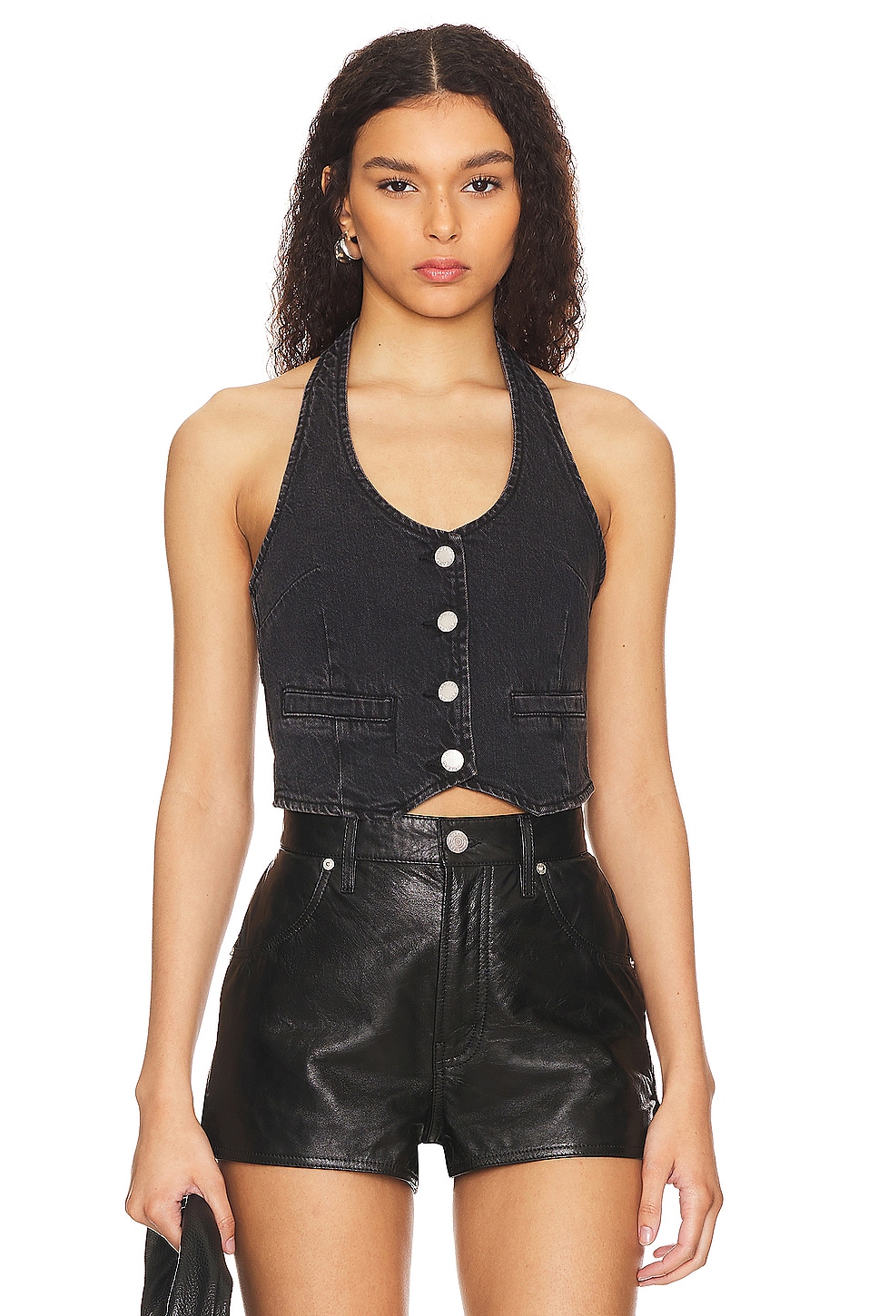 ROLLA'S Halter Vest in Ash Black | REVOLVE