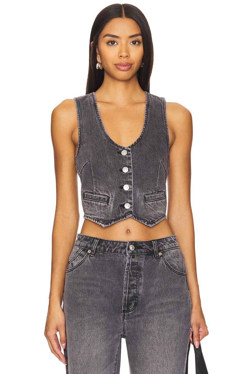 ROLLA'S Dallas Vest in Worn Black | REVOLVE