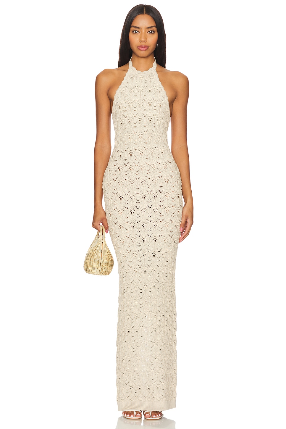 Ronny Kobo Kaiden Dress in Ecru | REVOLVE