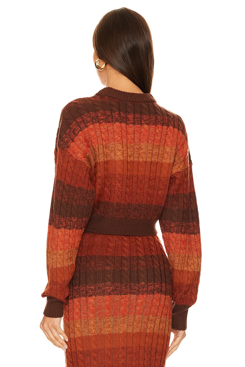 Ronny Kobo Ingram Knit Top in Rust Multi | REVOLVE