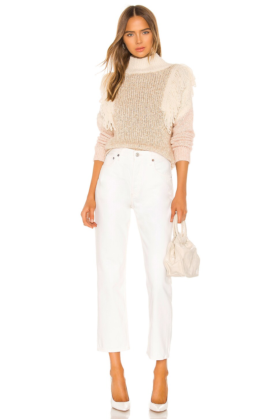 Rebecca Taylor Fringe Pullover in Multi Combo | REVOLVE