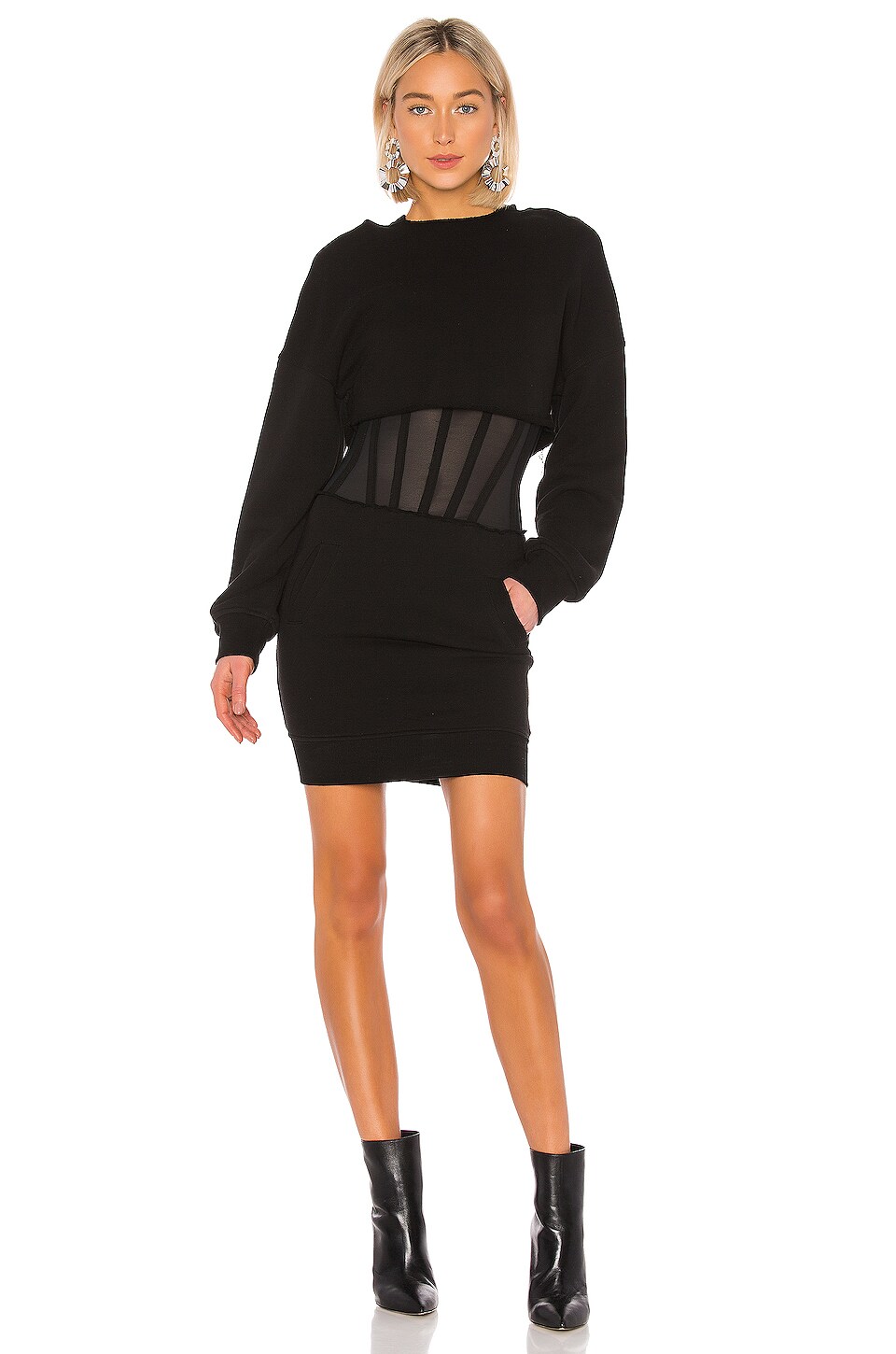 RTA Bailey Dress in Black | REVOLVE