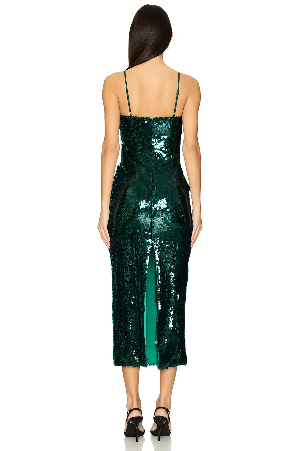 Runaway The Label Vesina Midi Dress in Emerald | REVOLVE