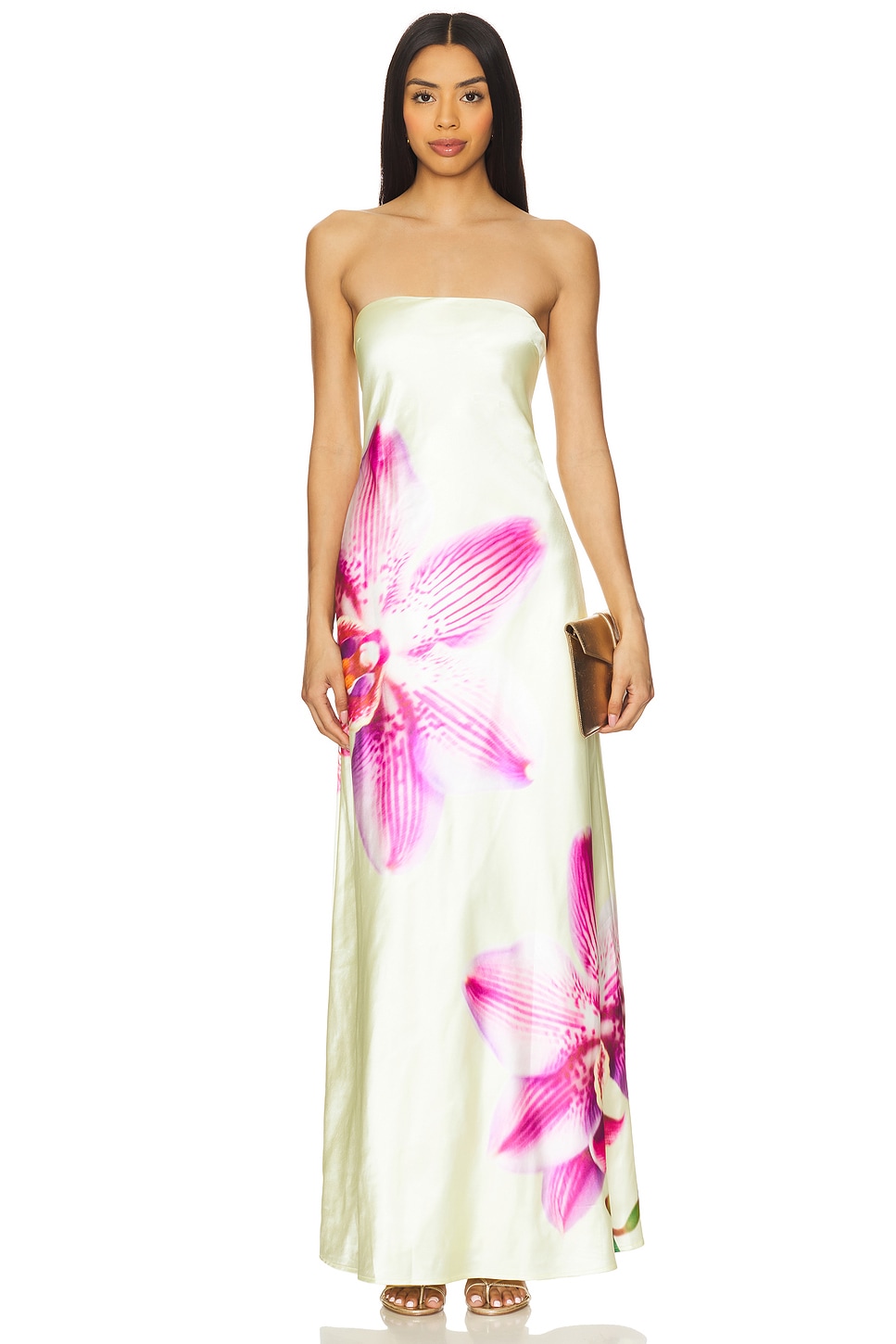 Runaway The Label Celeste Maxi Dress in Orchid Yellow | REVOLVE