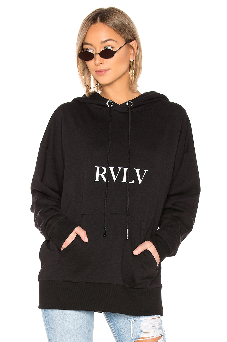 RVLV Oversized Hoodie in Black | REVOLVE