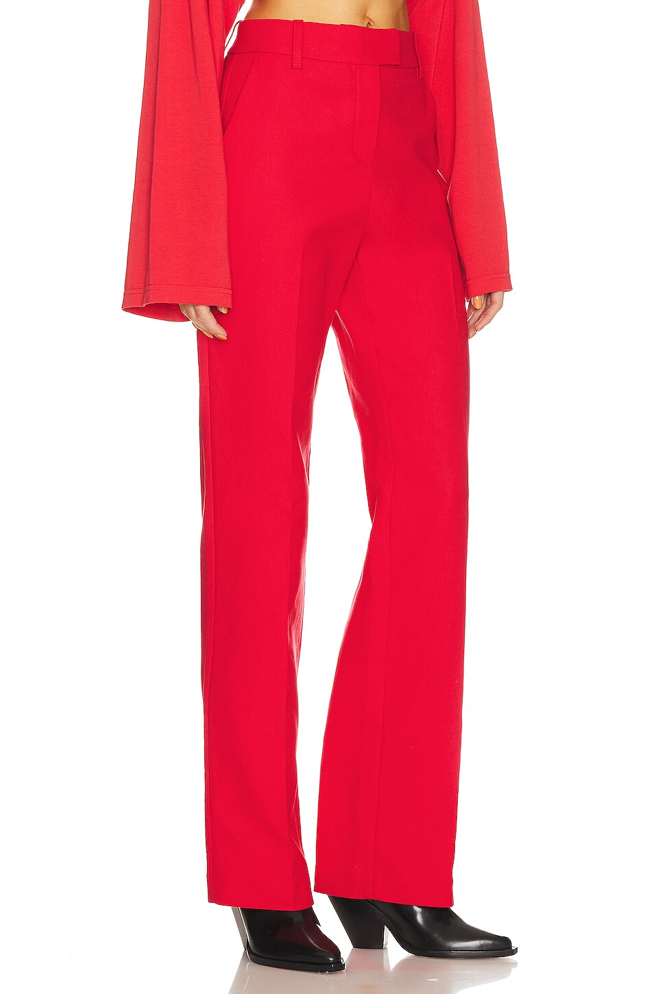 REVOLVE x Maison Meta Suit Pant in Red | REVOLVE
