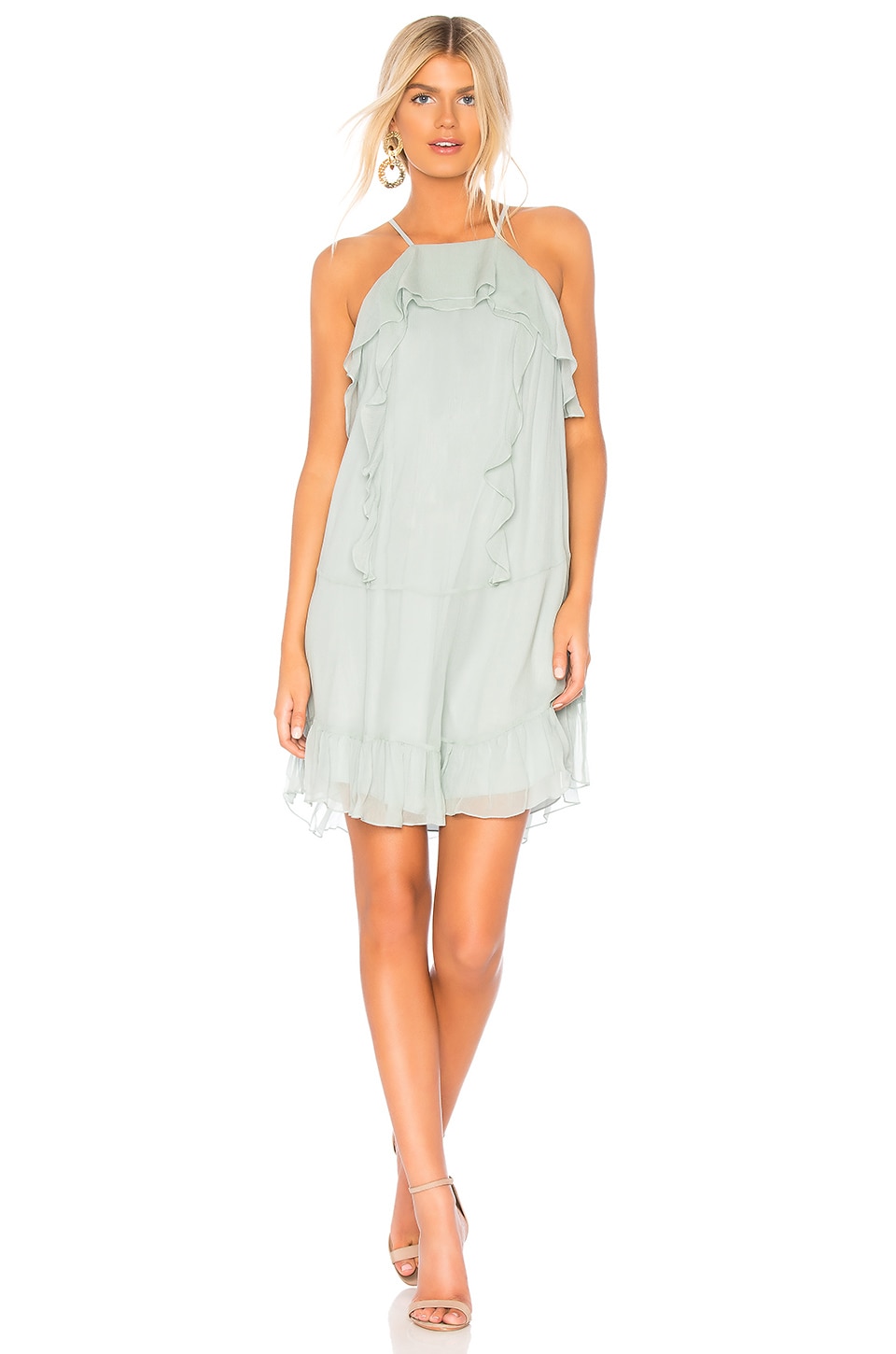 RACHEL ZOE Colby Dress in Sage | REVOLVE