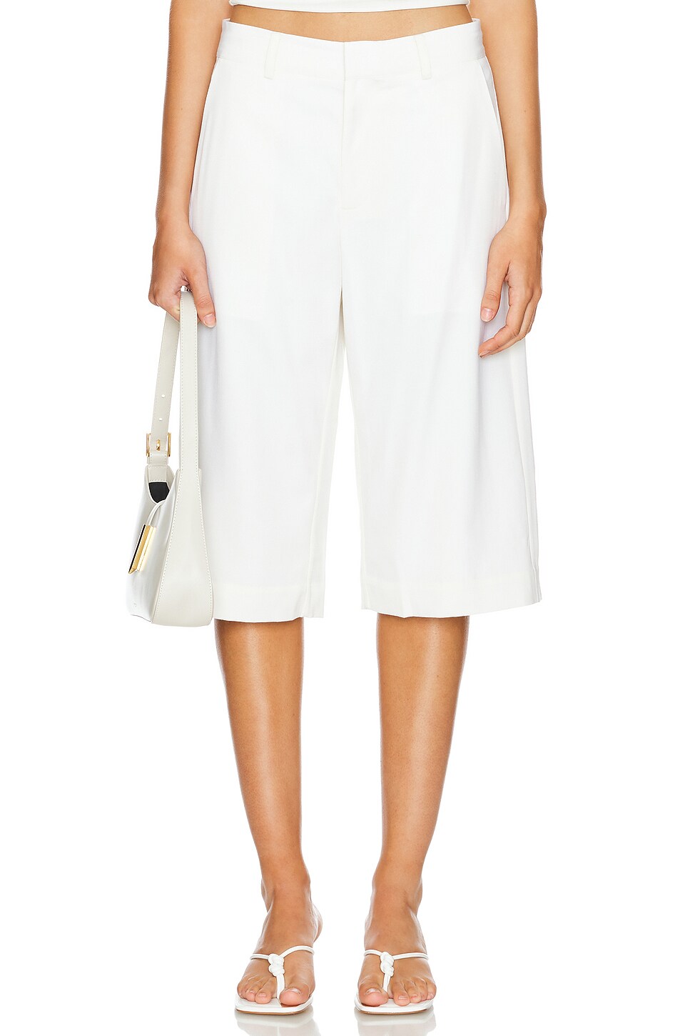St. Agni Bermuda Shorts in Milk | REVOLVE