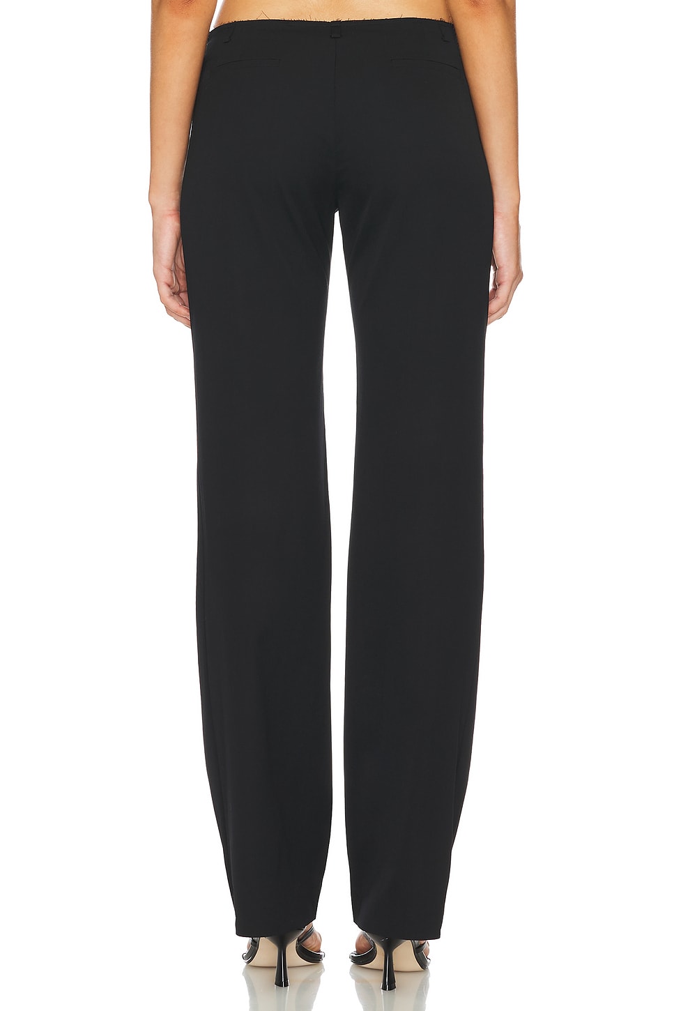 St. Agni Undone Edge Pants in Black | REVOLVE
