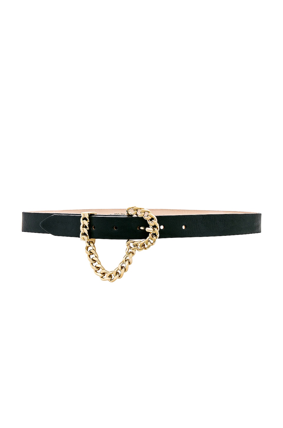 Streets Ahead Chain Buckle With Chain Belt in Black & Gold | REVOLVE