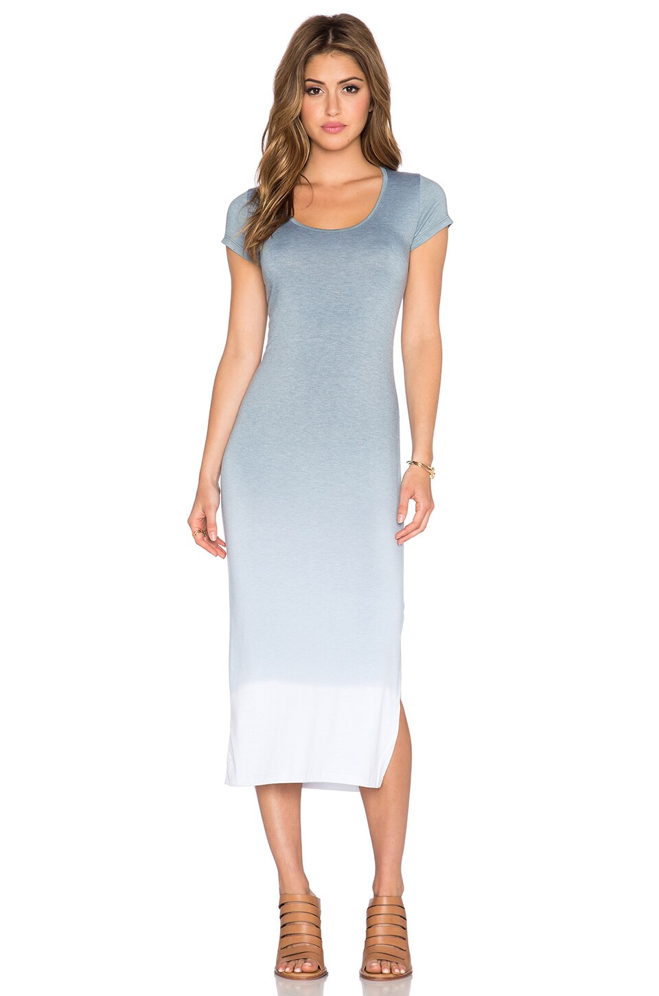 Saint Grace Tilly Midi Dress in Iron Ombre Wash | REVOLVE