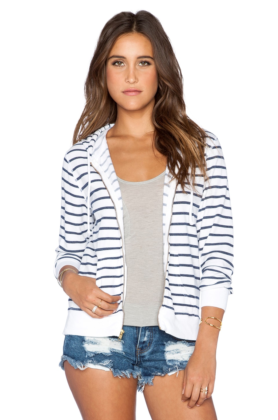 Saint Grace Jinx Hoodie in White | REVOLVE