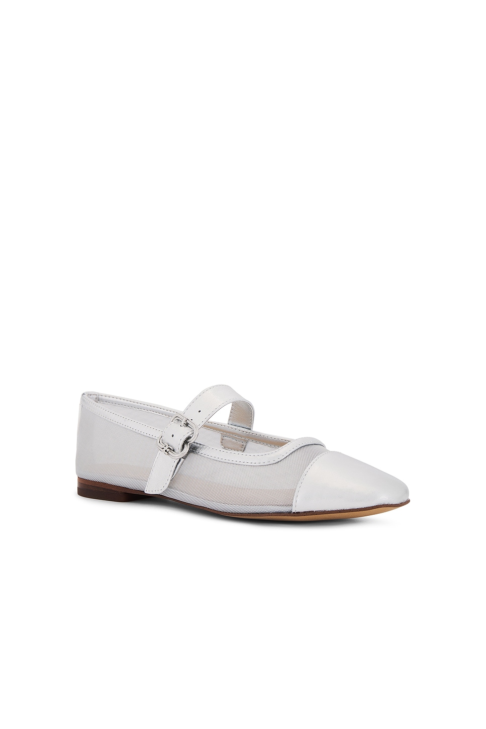 Sam Edelman Miranda Flat in Soft Silver | REVOLVE