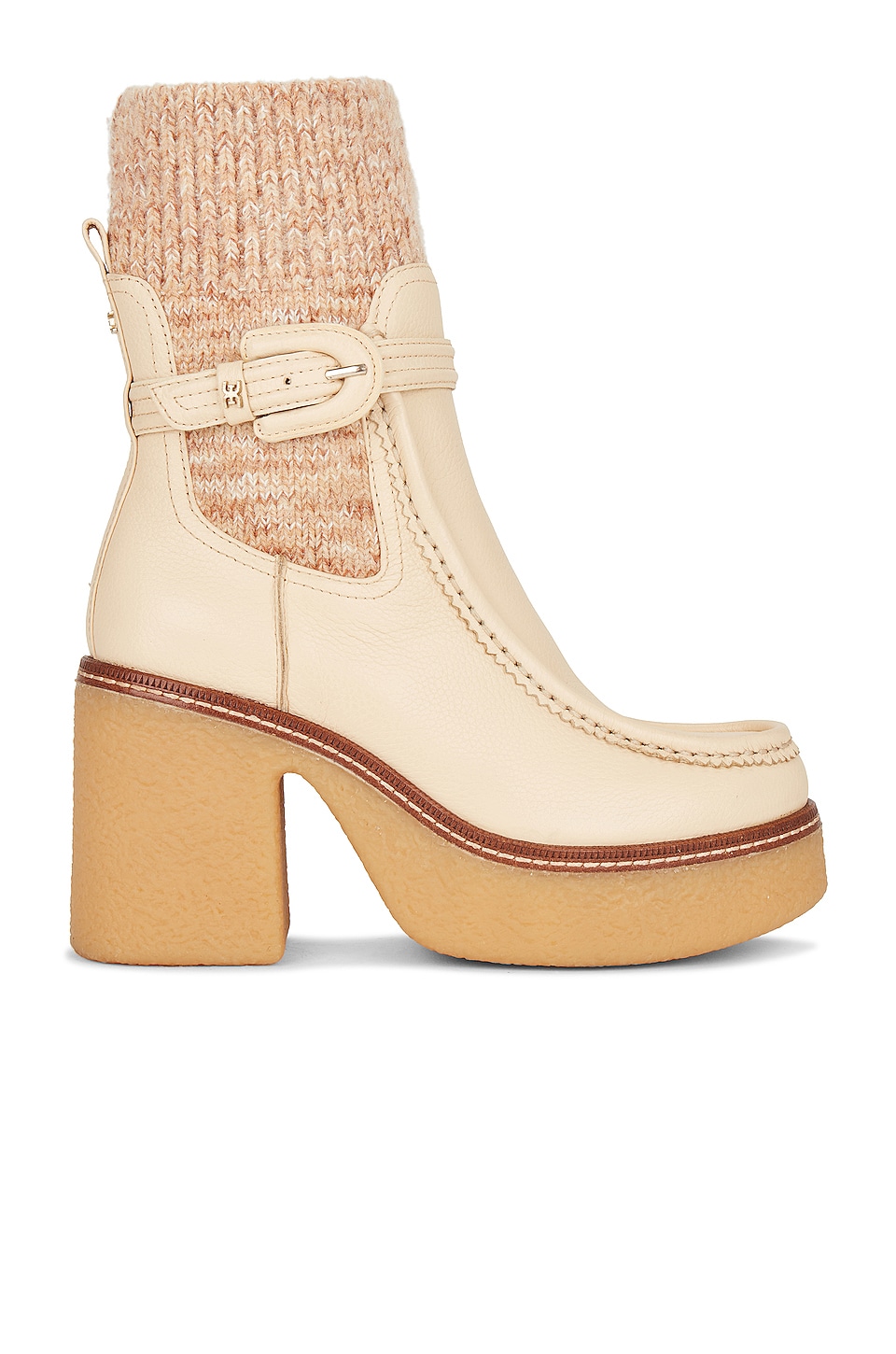 Sam Edelman Sidney Bootie in Eggshell | REVOLVE